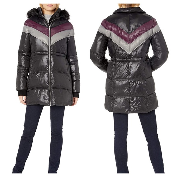 RACHEL Rachel Roy | Jackets & Coats | Rachel Rachel Roy Colorblock Faux ...